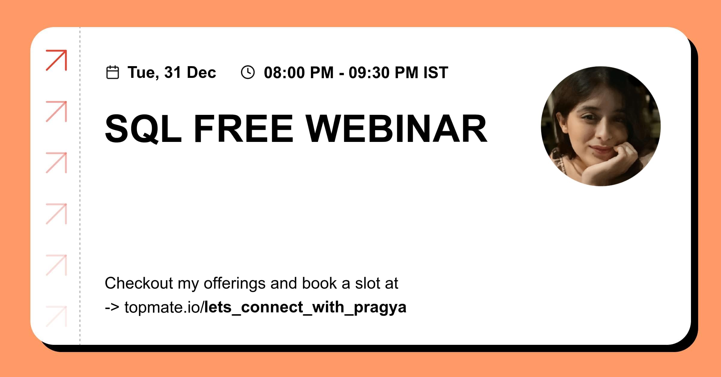 SQL FREE WEBINAR with Pragya Rathi